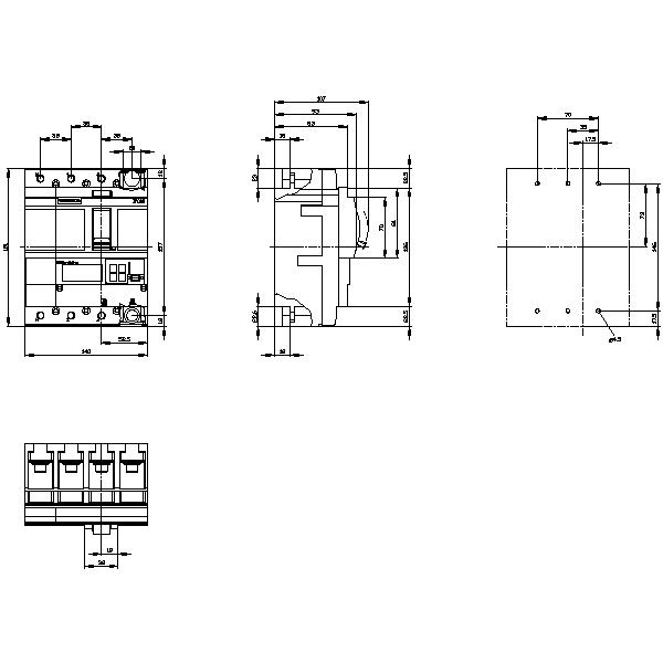 3VA2163-7JQ42-0AA0. 3VA21637JQ420AA0. ВЫКЛЮЧАТЕЛЬ В ЛИТОМ КОРПУСЕ 3VA2 ...