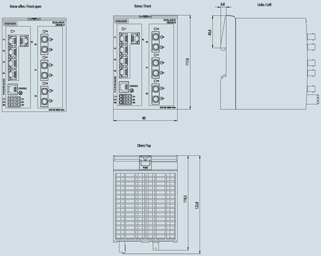 6GK5205-3BB00-2AB2. 6GK52053BB002AB2. SCALANCE XB205-3 MANAGEABLE LAYER ...
